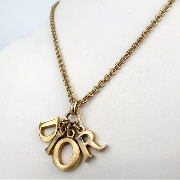 Dior | Jewelry | Authentic Christian Dior Dior Charm Necklace | Poshmark